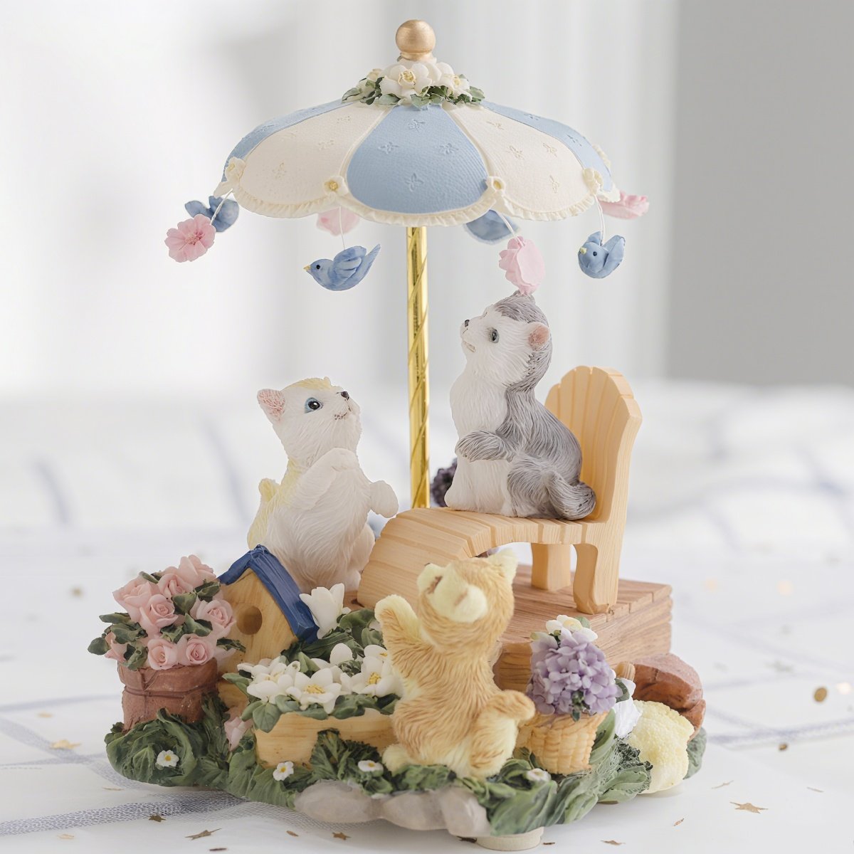 Cat Music Box – Blossom China Floral